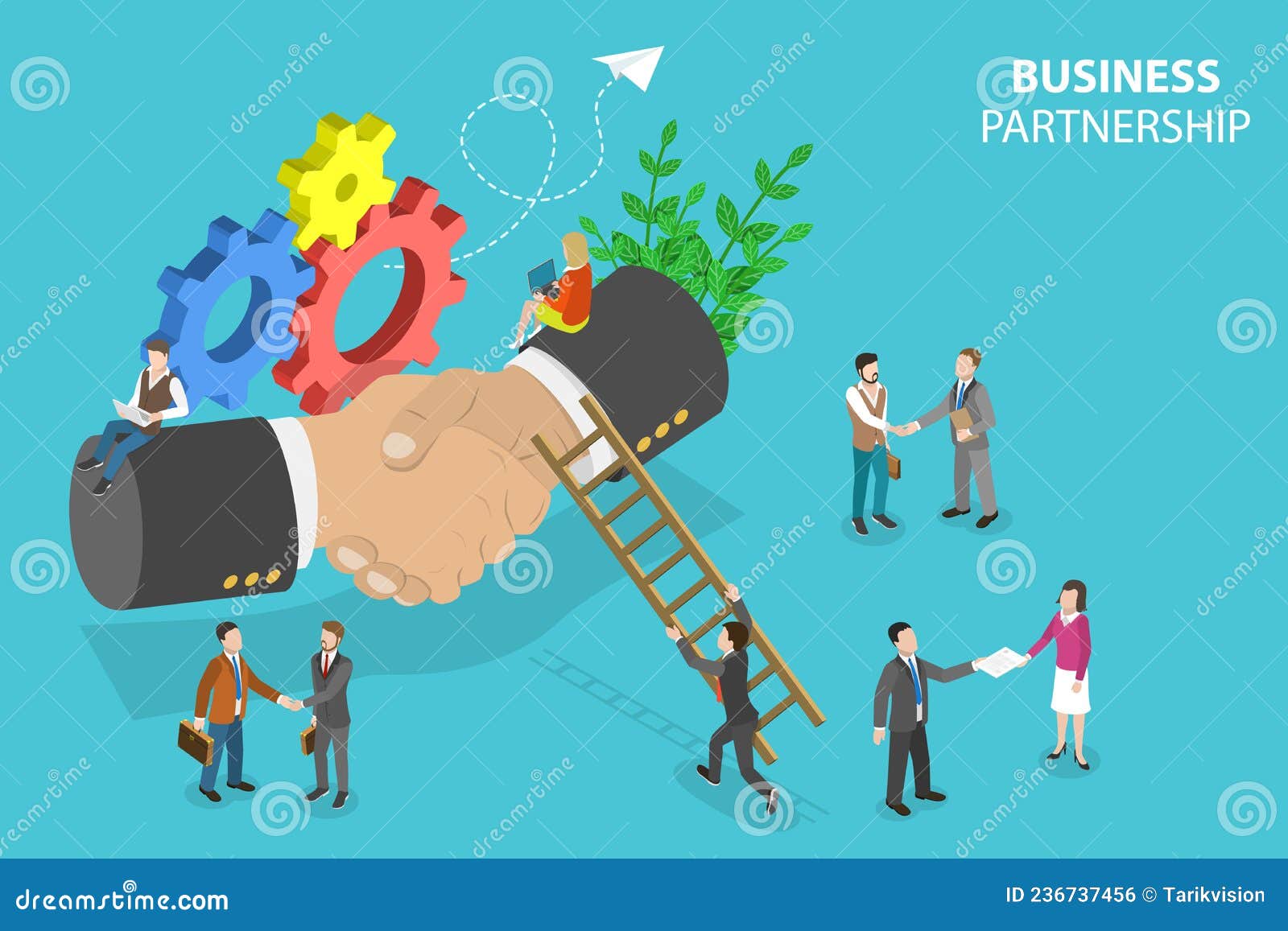 3D Isometric Flat Vector Conceptual Illustration of Business ...