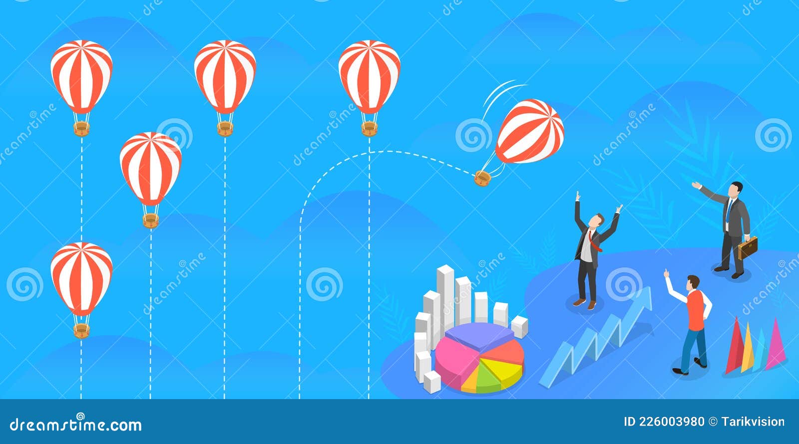 3D Isometric Flat Vector Conceptual Illustration of Business Strategy ...