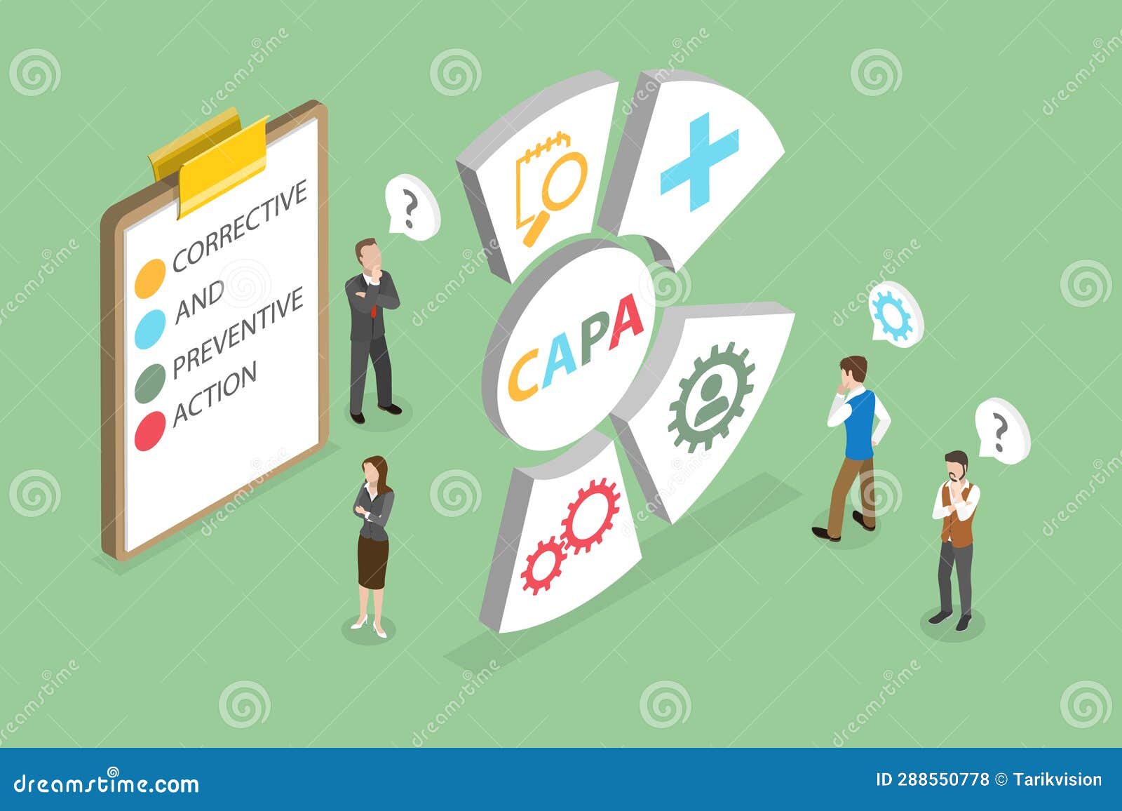 CAPA Management Soft Blue Concept Icon Vector Illustration ...