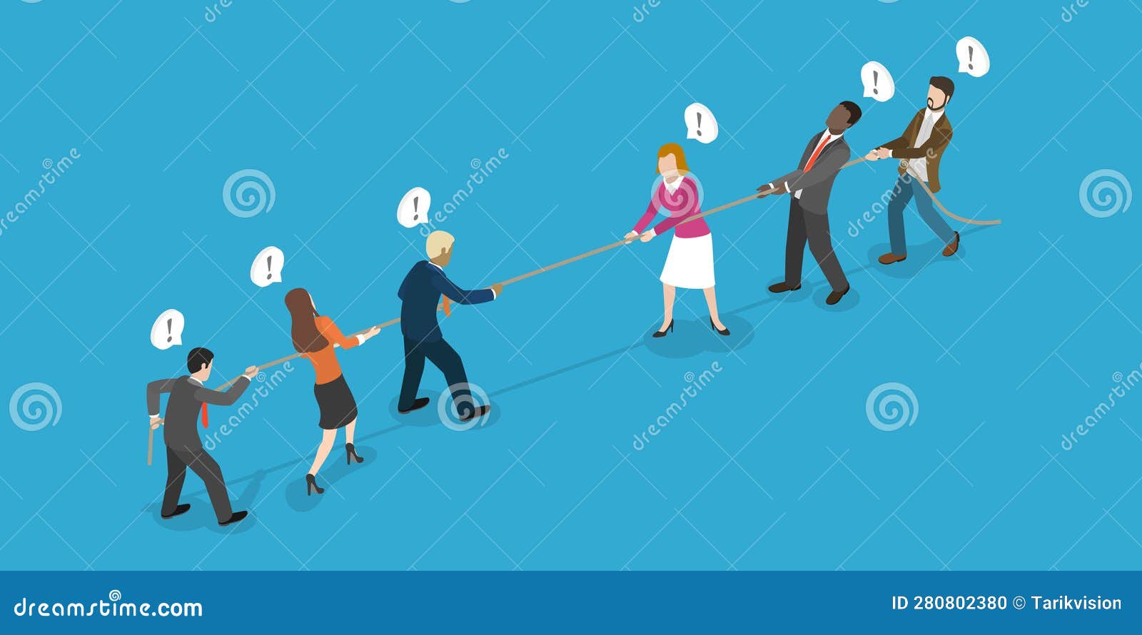 Two Men Competing For The Business Award. Cartoon Vector ...