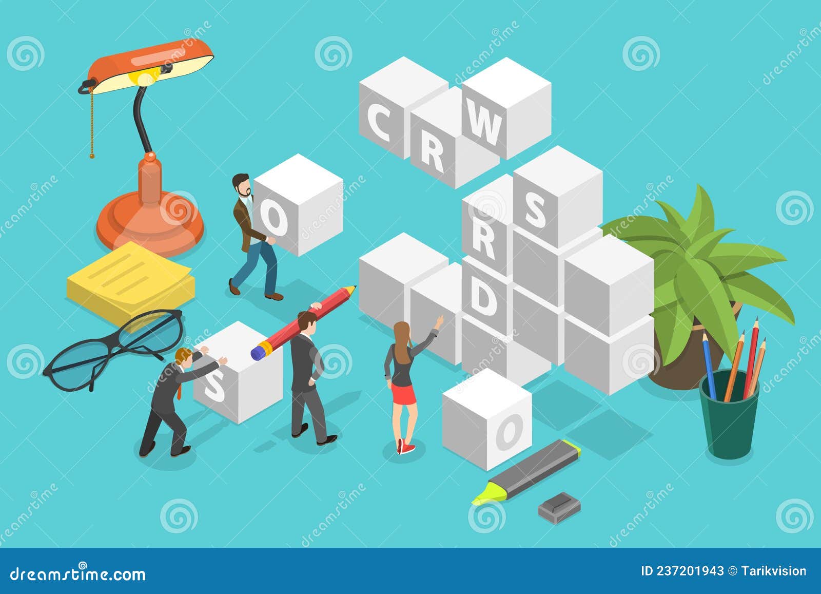 Flat Crossword Puzzle Showing Machine Learning Components As Dice ... Flat Crossword Puzzle Showing Machine Learning Components As Dice ...