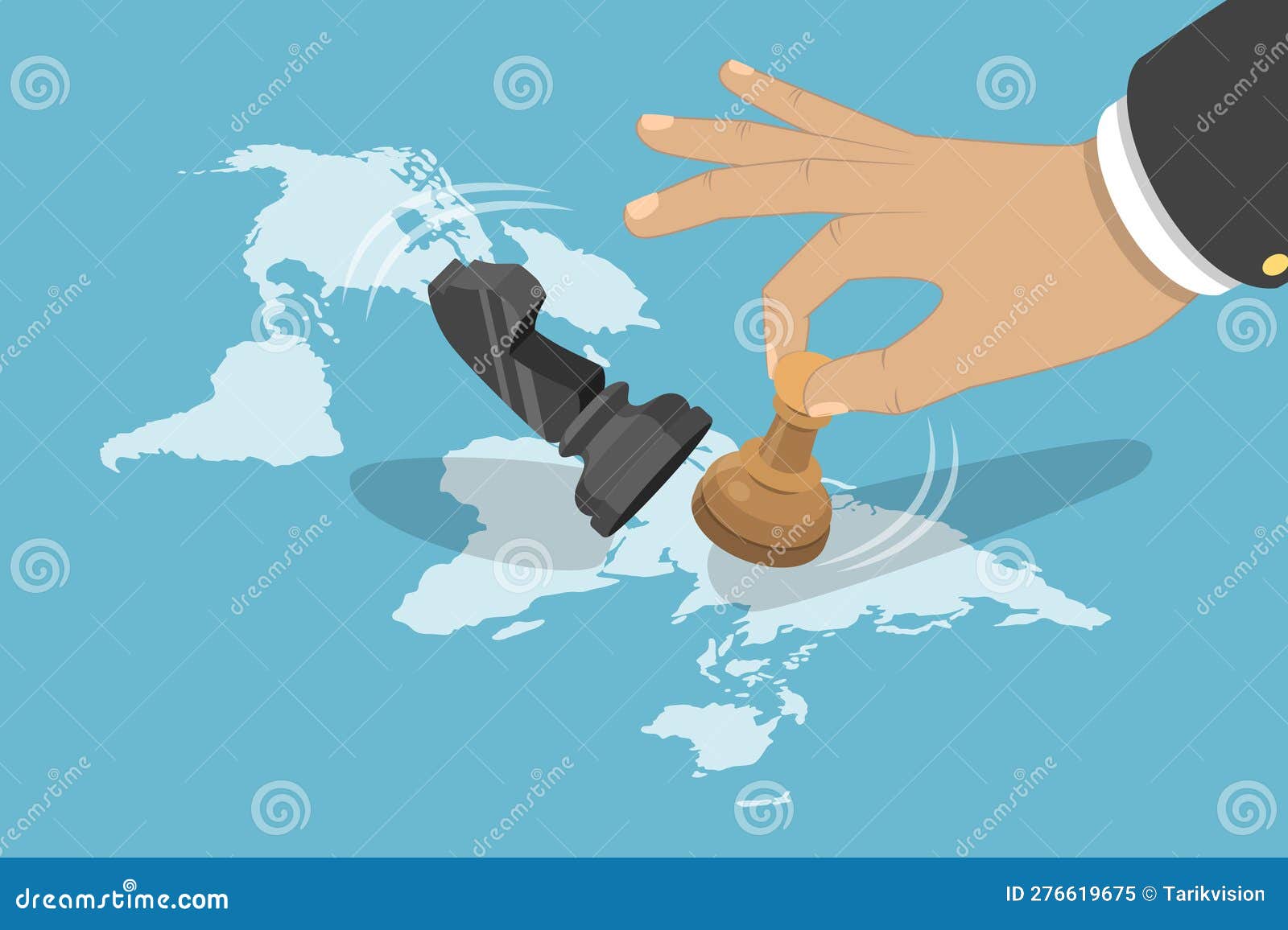 3D Isometric Flat Vector Conceptual Illustration of Decisive Business ...