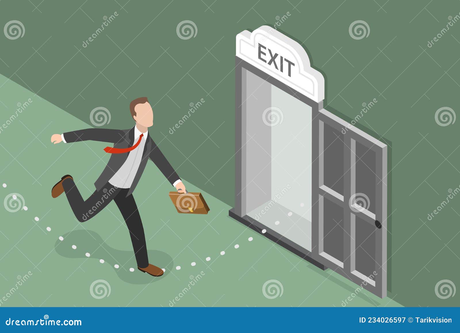 Emergency Escape Sign Refuge Point Icon Of 3 Types Color, Black And ...