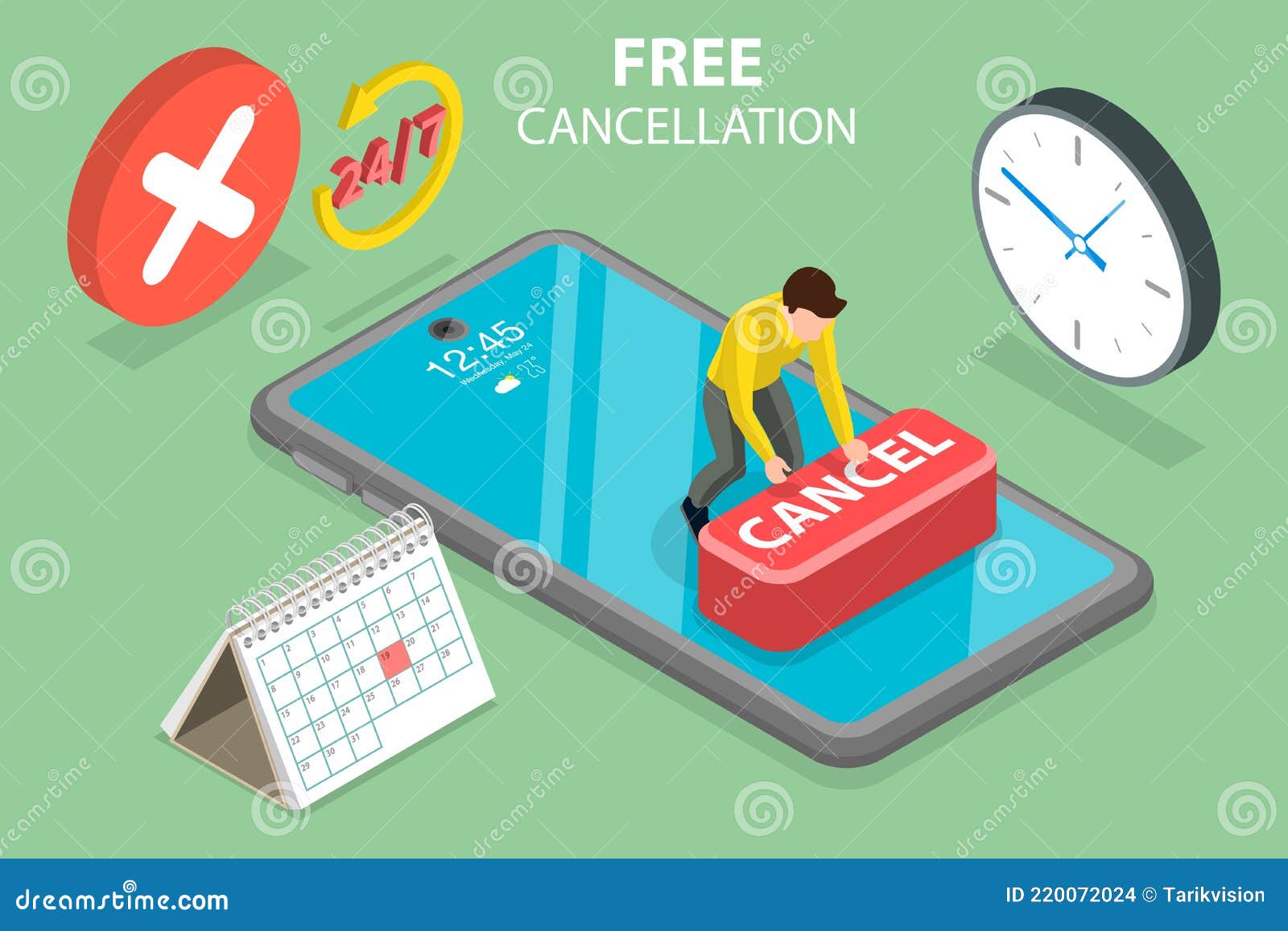 Cancel Reservation Stock Illustrations – 38 Cancel Reservation Stock ...