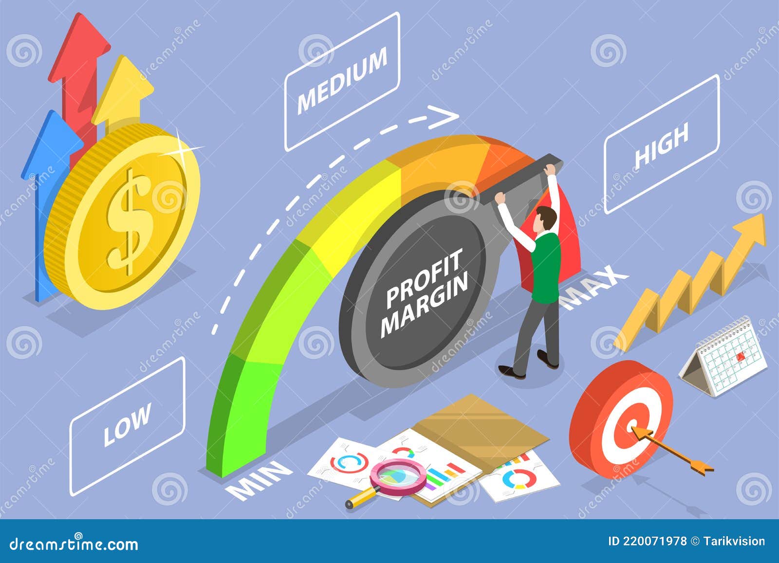 3D Isometric Flat Vector Conceptual Illustration of Improving the ...