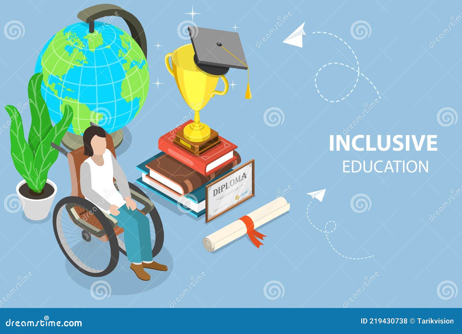 3D Isometric Flat Vector Conceptual Illustration of Inclusion in ...