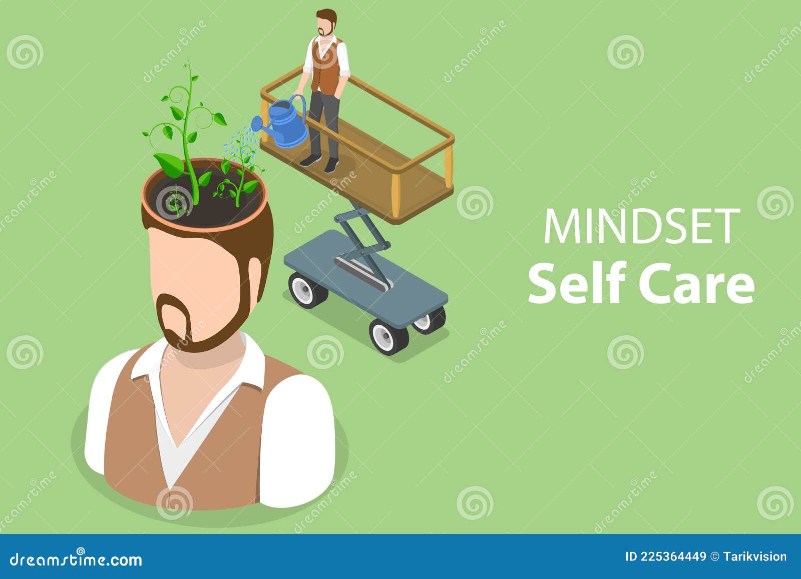 Flat Mindset Brain People Silhouette Logo Design Vector Illustration ...