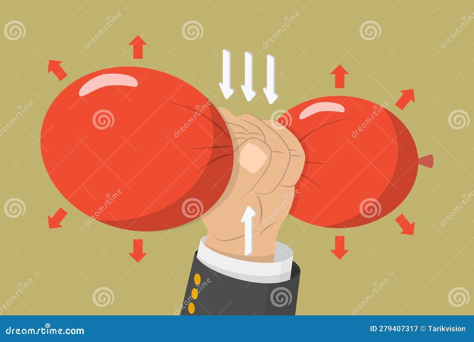 3D Isometric Flat Vector Conceptual Illustration Of Pascal Principle ...