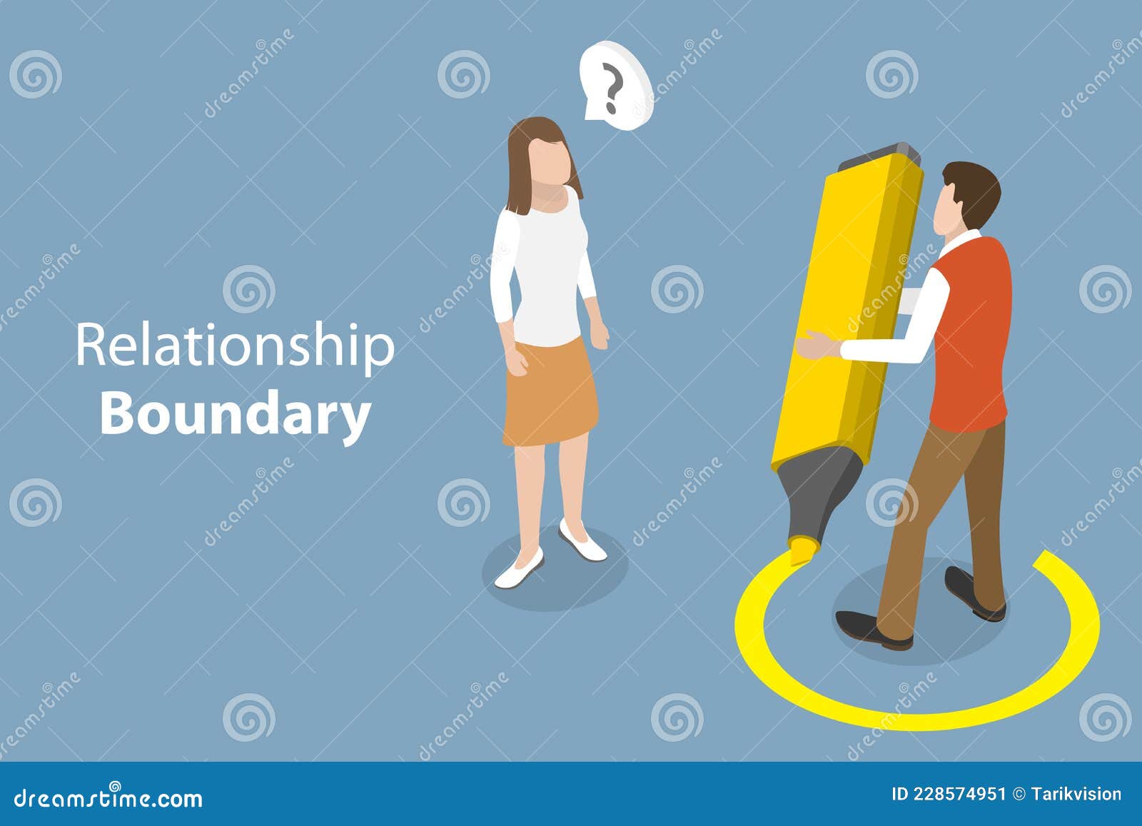 Relationship Boundary Stock Illustrations – 156 Relationship Boundary ...