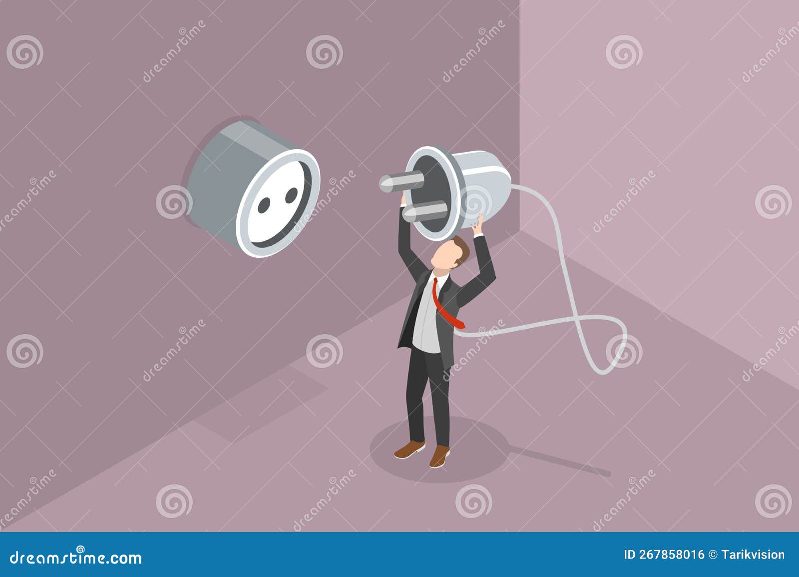 3D Isometric Flat Vector Conceptual Illustration of Self-charging Stock ...