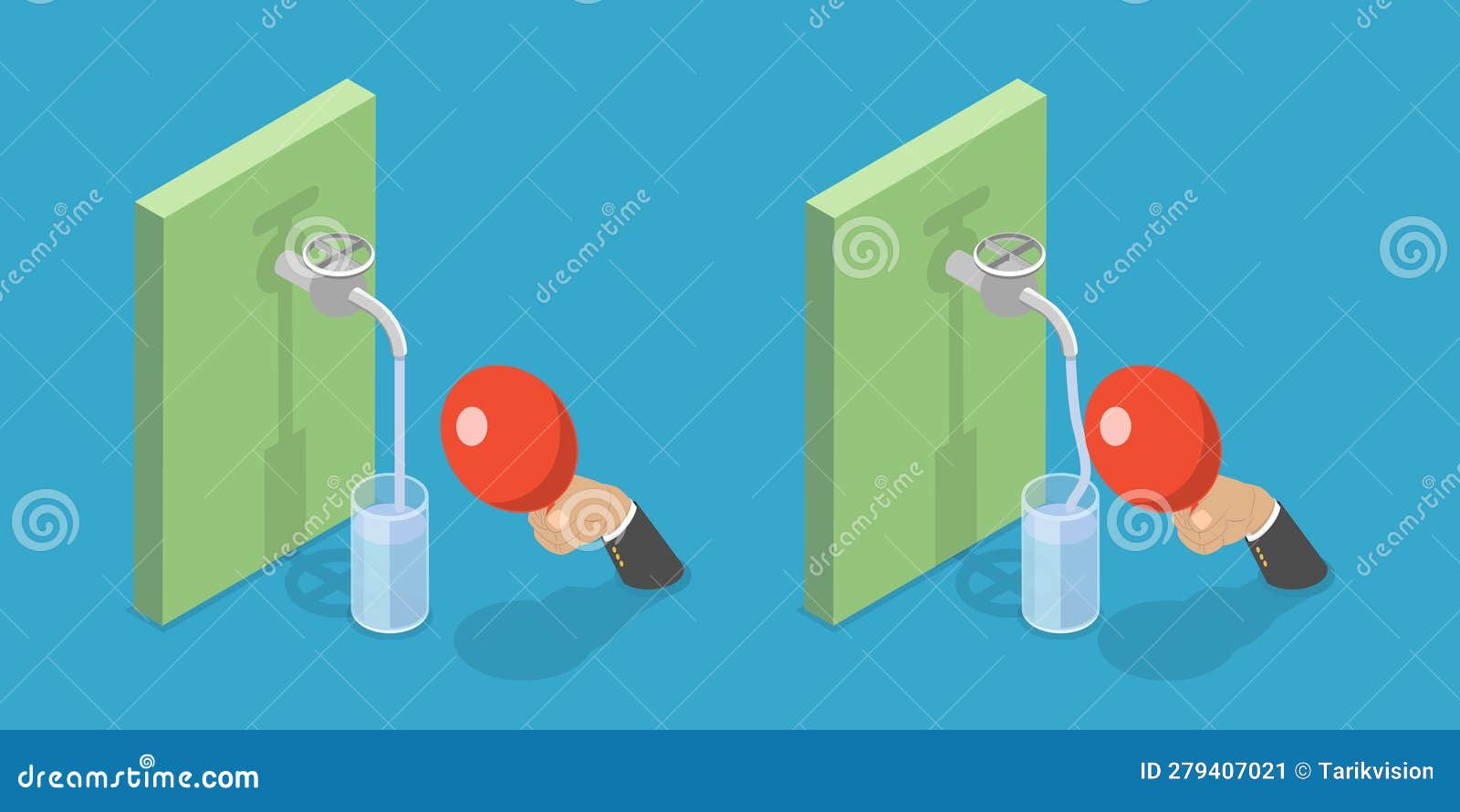 3D Isometric Flat Vector Conceptual Illustration of Static Attraction ...