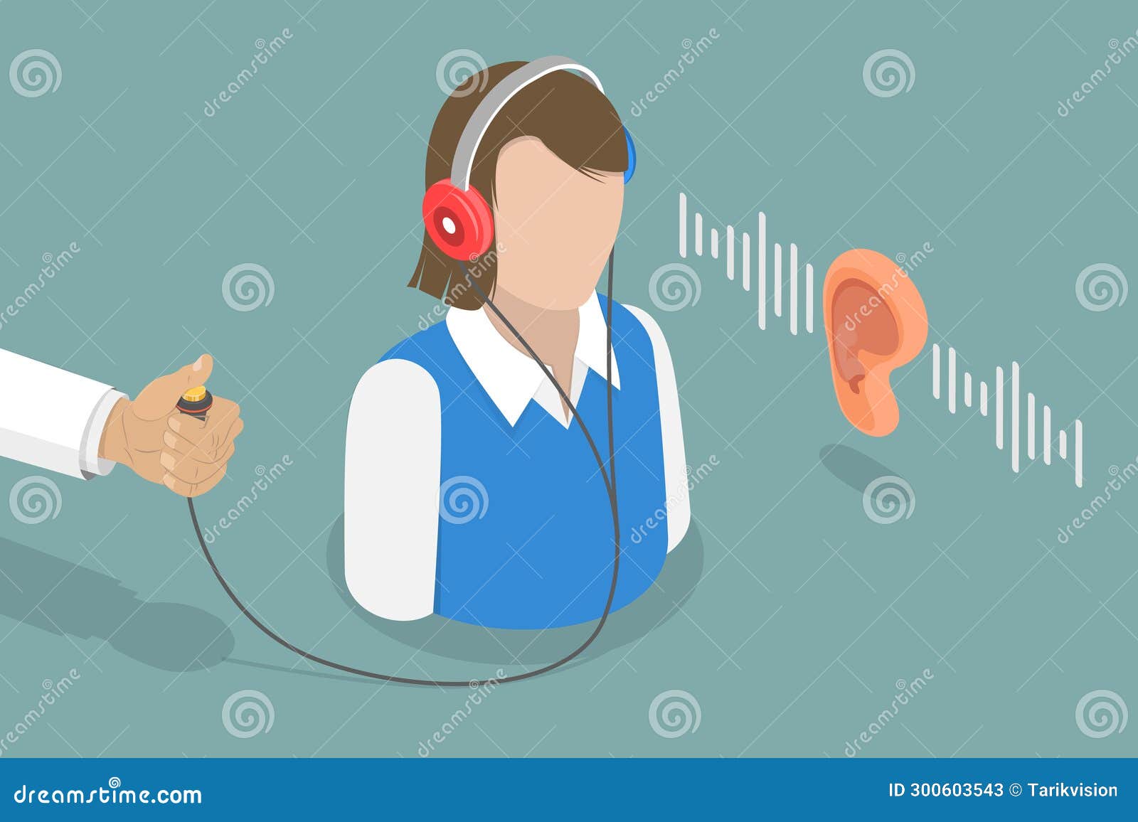 Audiometry Exam Stock Illustrations – 47 Audiometry Exam Stock ...
