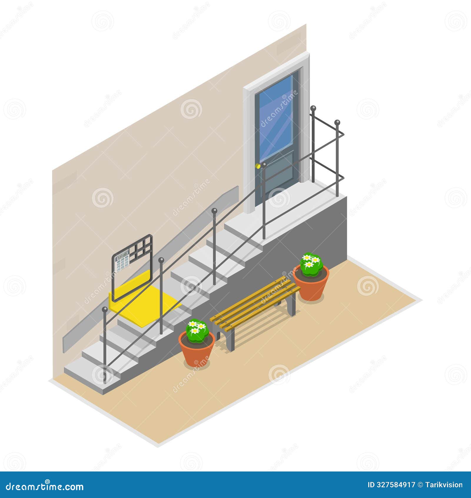 Deaf Driver, Wheelchair Car, Flat Vector Stock Illustration With ...