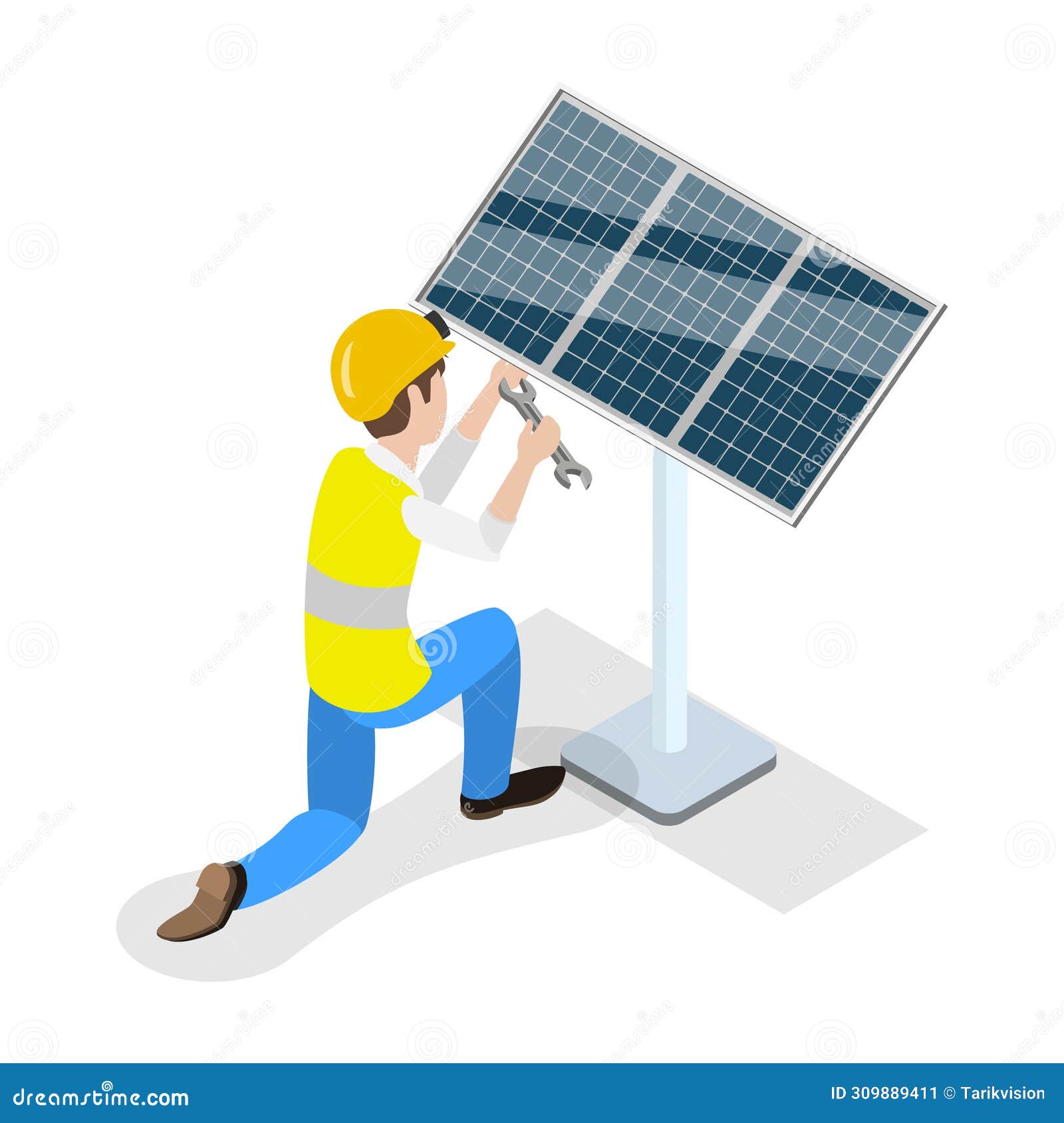 3D Isometric Flat Vector Illustration of Electrical Utility Delivery ...