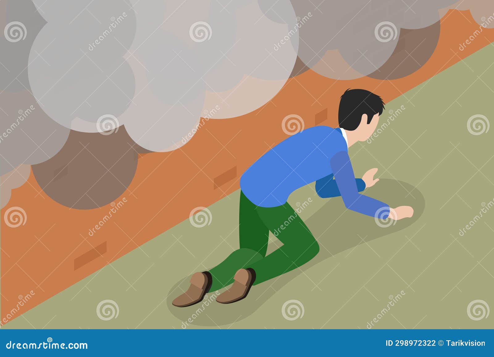 3D Isometric Flat Vector Illustration of Fire Safety Activity Stock ...