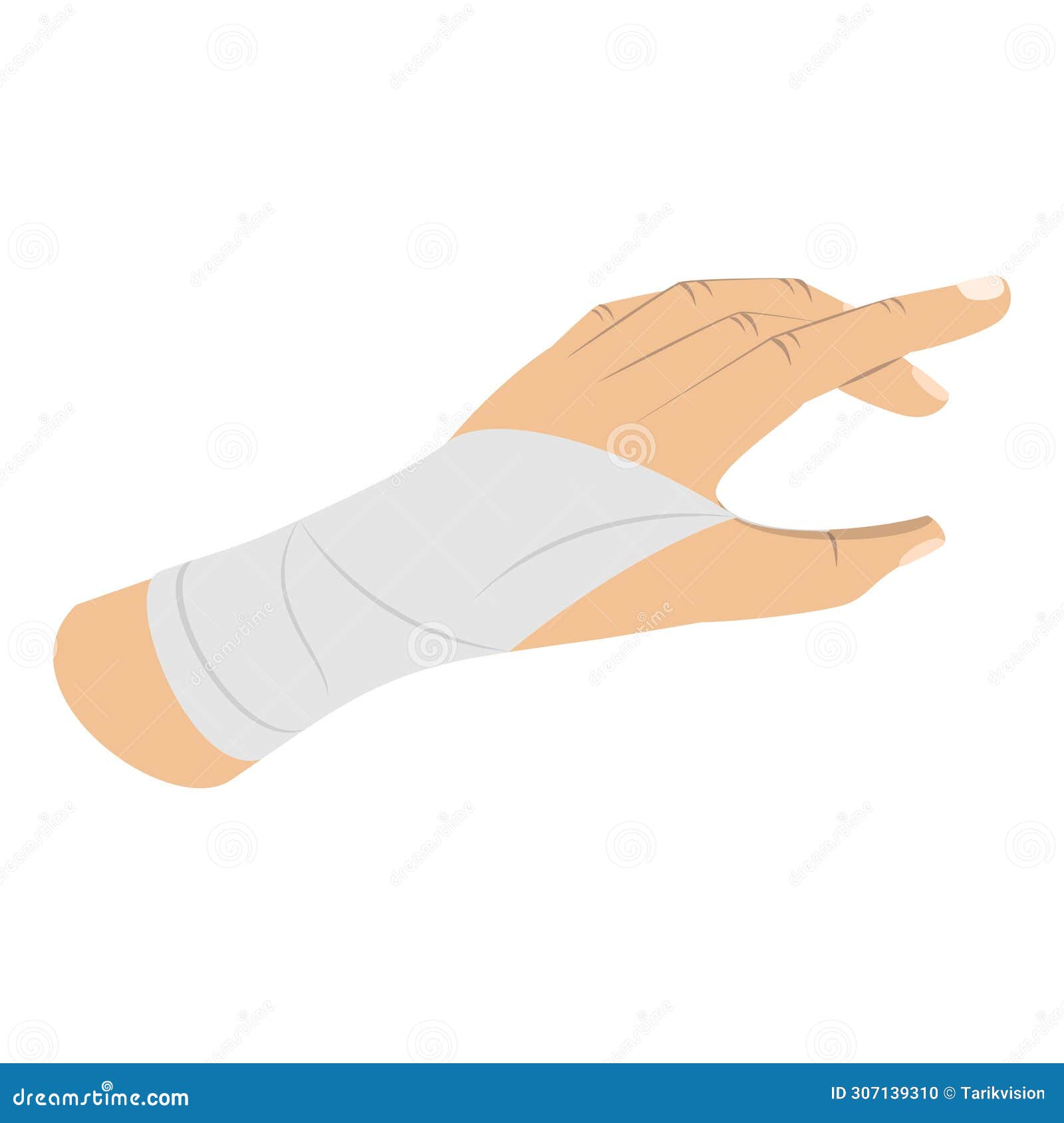 First Aid For Trauma Set, Broken Arm With Wound, Bruise Or Bleeding ...