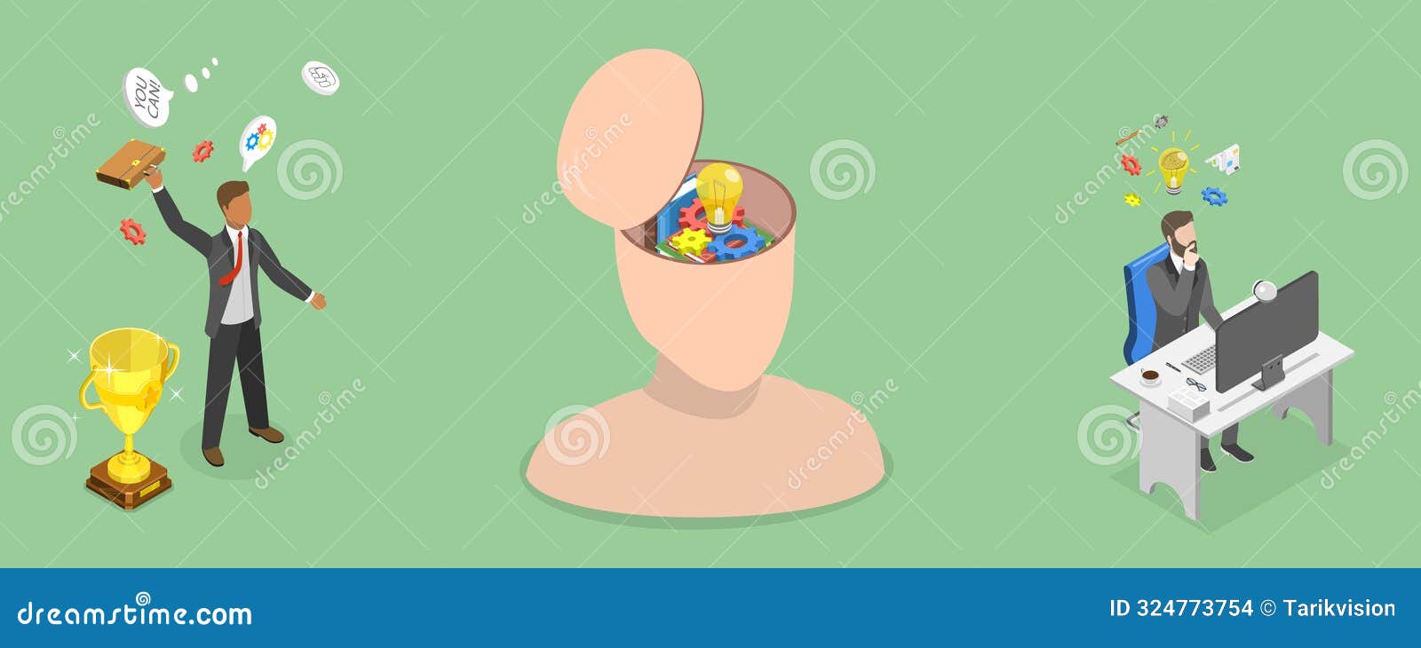 Idea Generation Line Icons Collection. Brainstorming Session ...