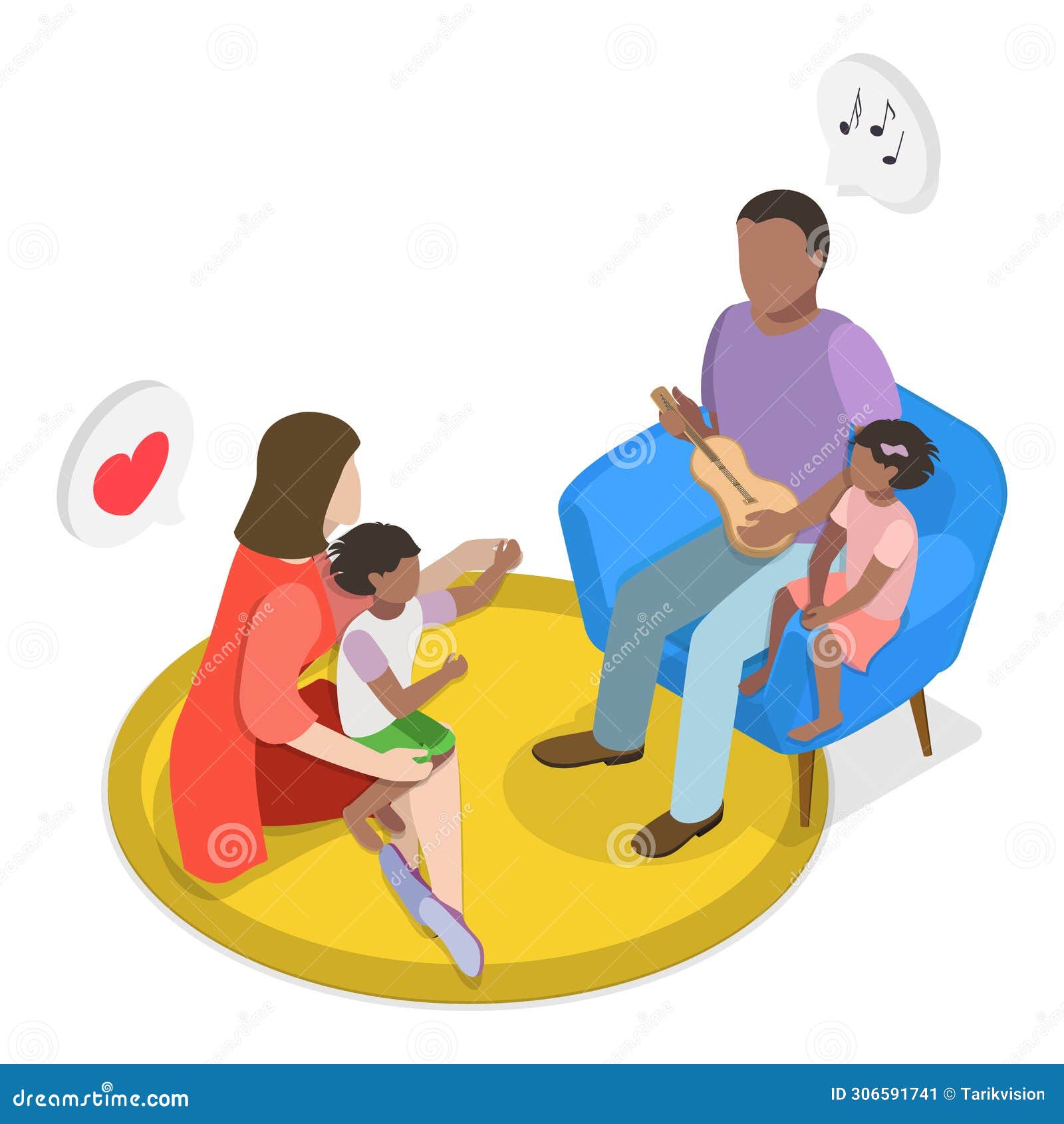 3D Isometric Flat Vector Illustration of Infants Cognitive Development ...