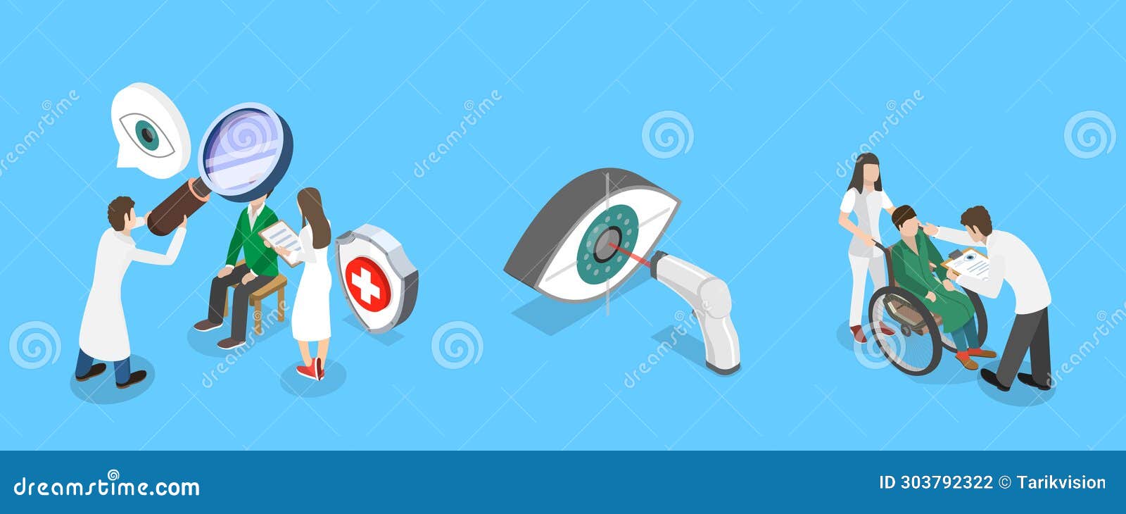 Illustration, LASIK Vision Correction, Medical Illustration ...