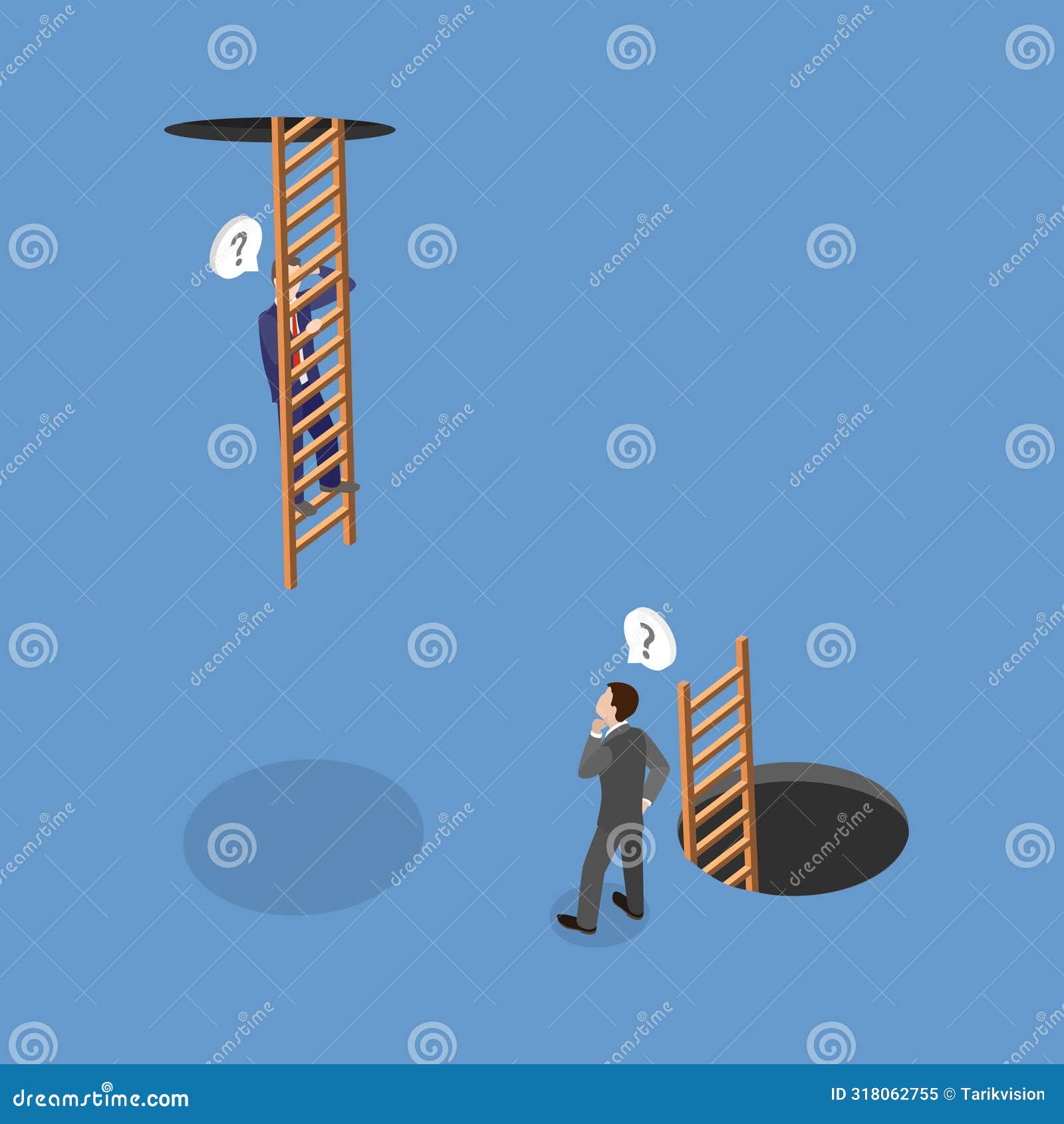 3D Isometric Flat Vector Illustration of Miscommunication Stock Vector ...