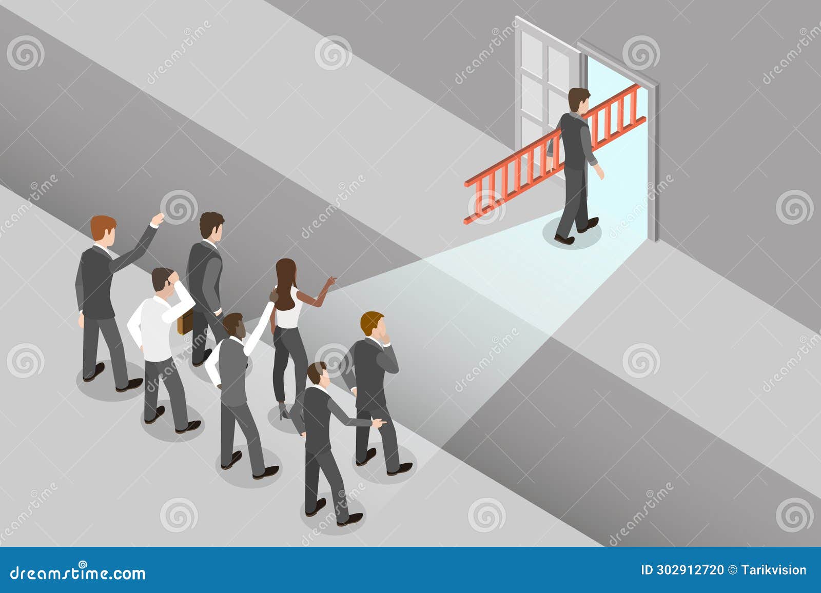 3D Isometric Flat Vector Illustration of Patent Ownership Stock ...