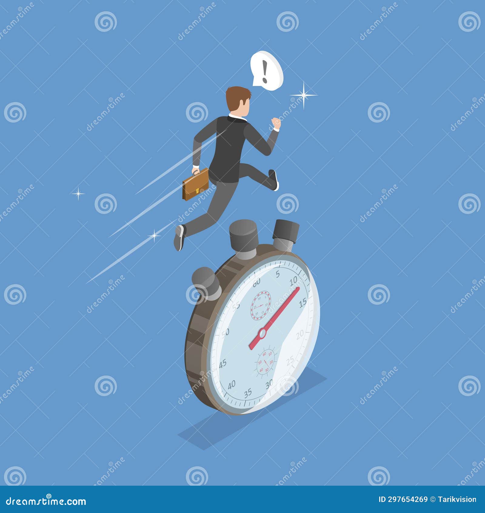 3D Isometric Flat Vector Illustration of Quick Response Attitude Stock ...