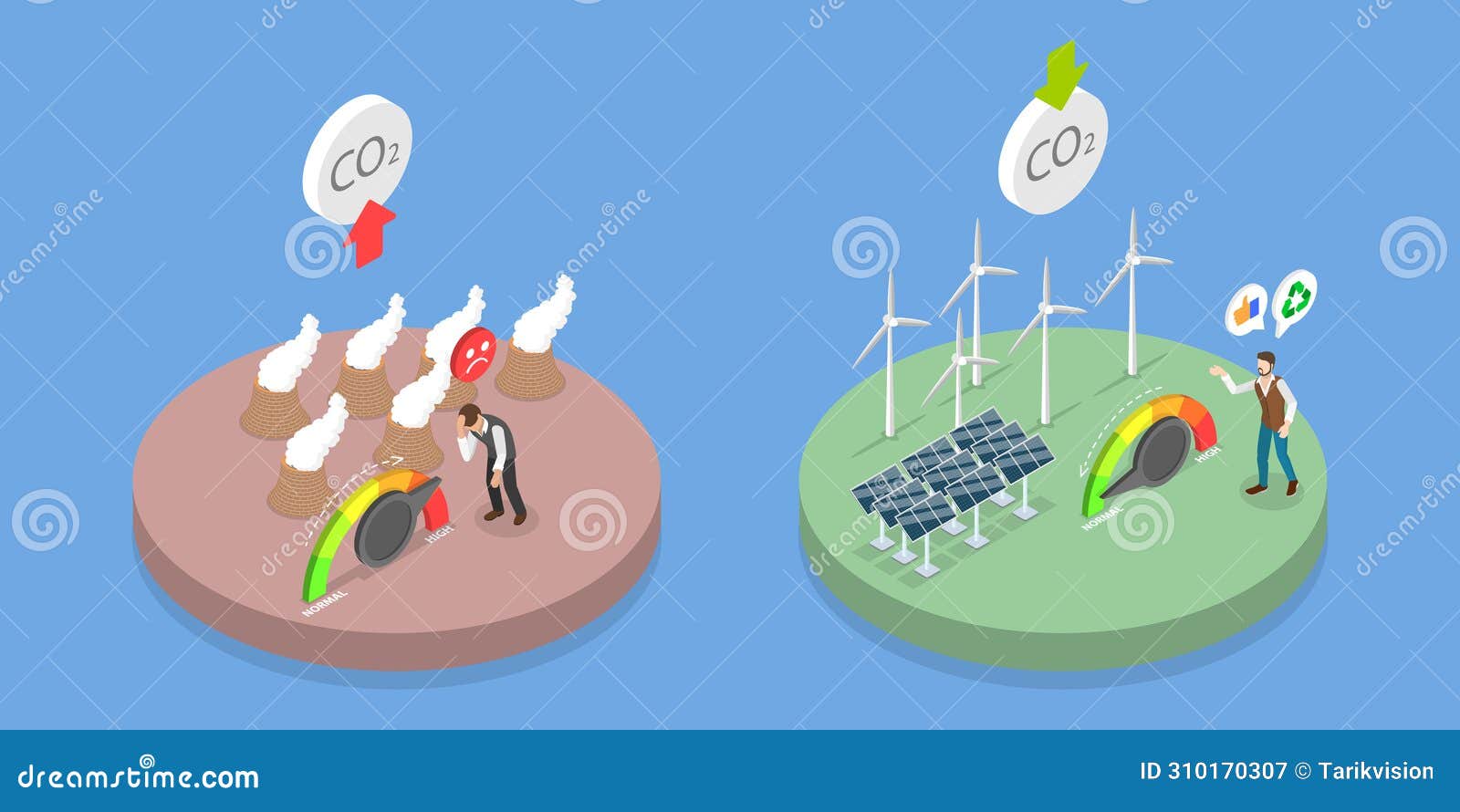 Reduce CO2 Emission Concept.Hand Holding Bubbles With CO2 Emissions ...