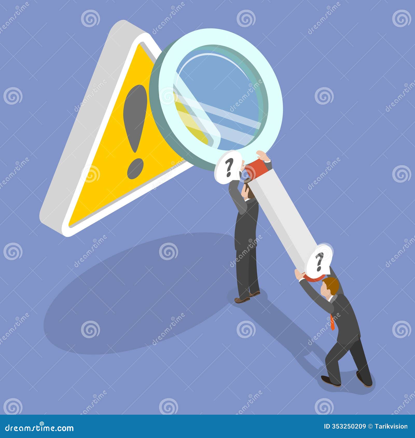 3D Isometric Flat Vector Illustration of Solving Problem Stock ...