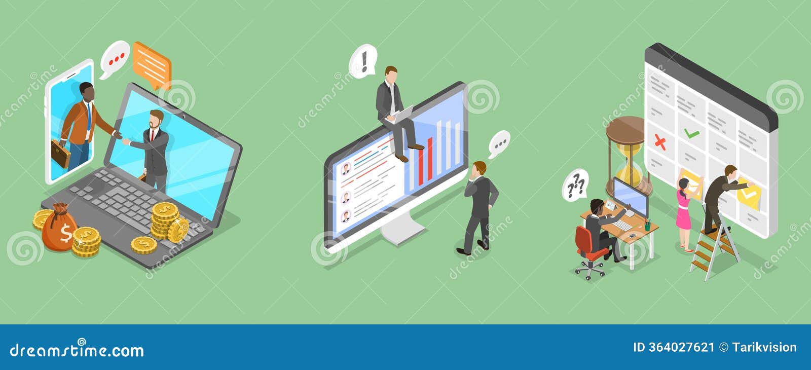 Stakeholder Management Brochure Template Cartoon Vector | CartoonDealer ...