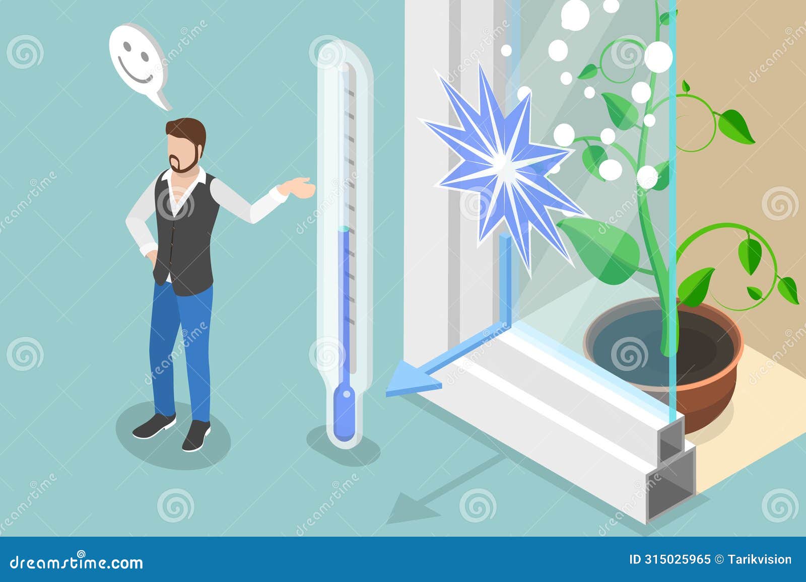 3D Isometric Flat Vector Illustration of UPVC Vinyl Profile Stock ...