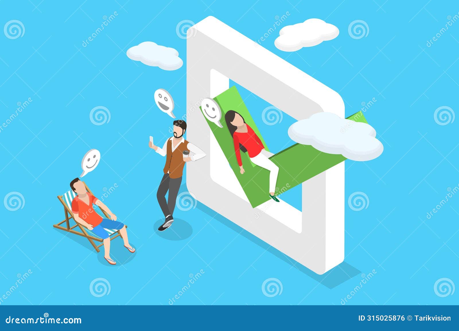 3D Isometric Flat Vector Illustration of Well Done Work Stock Vector ...