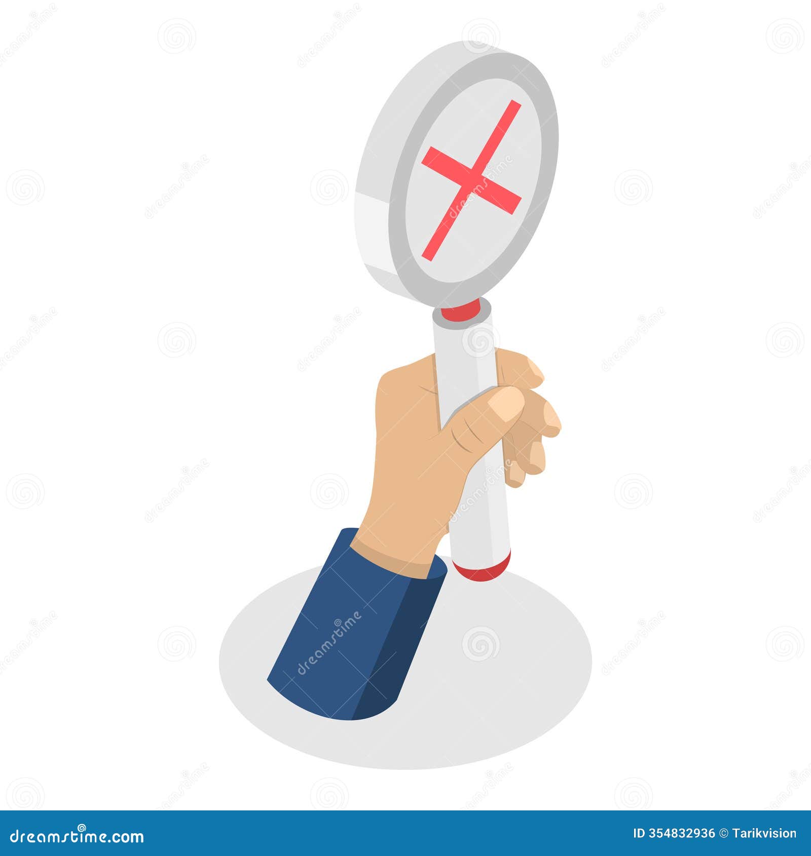 3D Isometric Flat Vector Illustration of Wrong and Right. Item 2 Stock ...