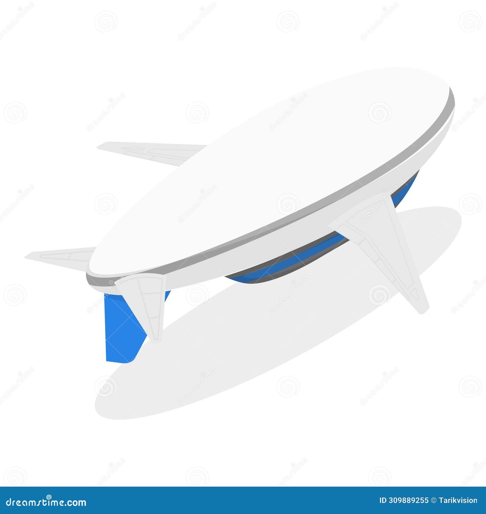3D Isometric Flat Vector Set of Airships. Item 3 Stock Vector ...