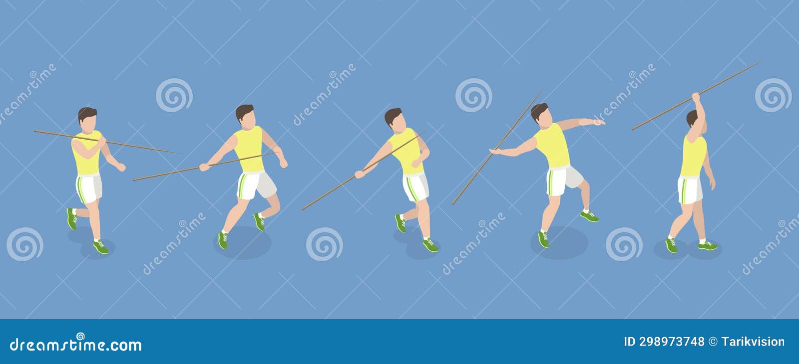 Set Of Throwing Sports Symbols Cartoon Vector | CartoonDealer.com #28240821