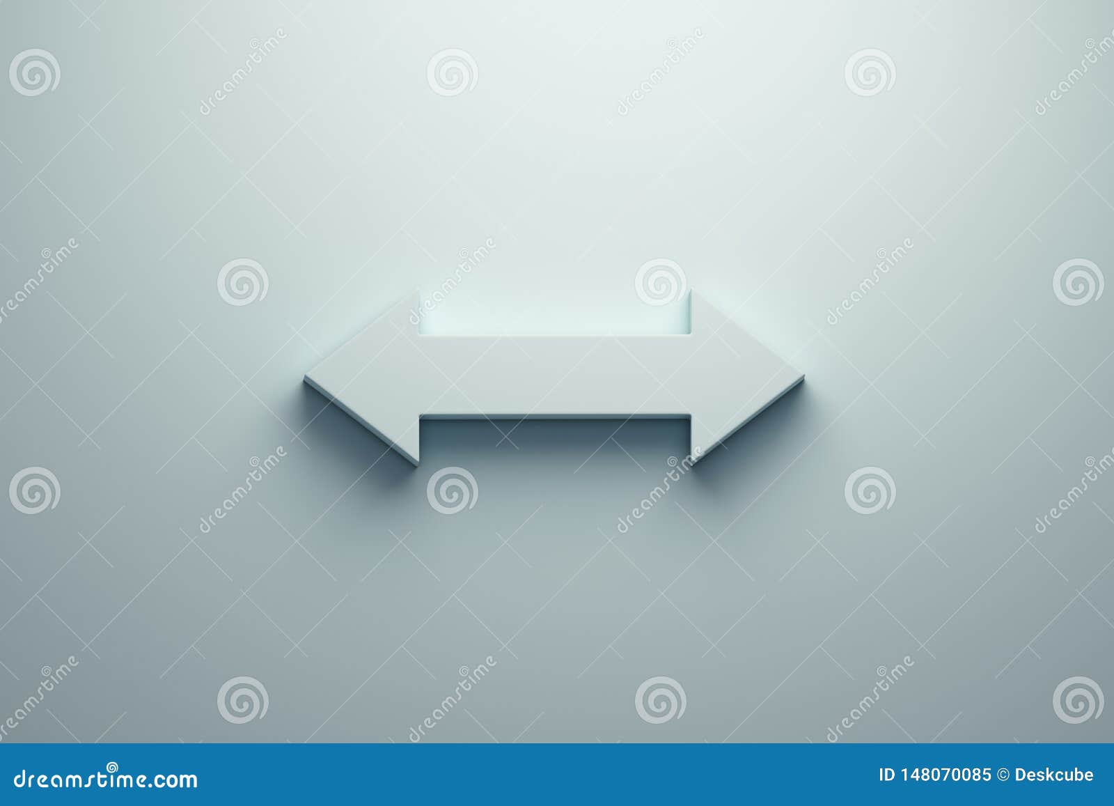 Resize Arrow Light Blue Color. 3D Icon Rendering Illustration Royalty ...