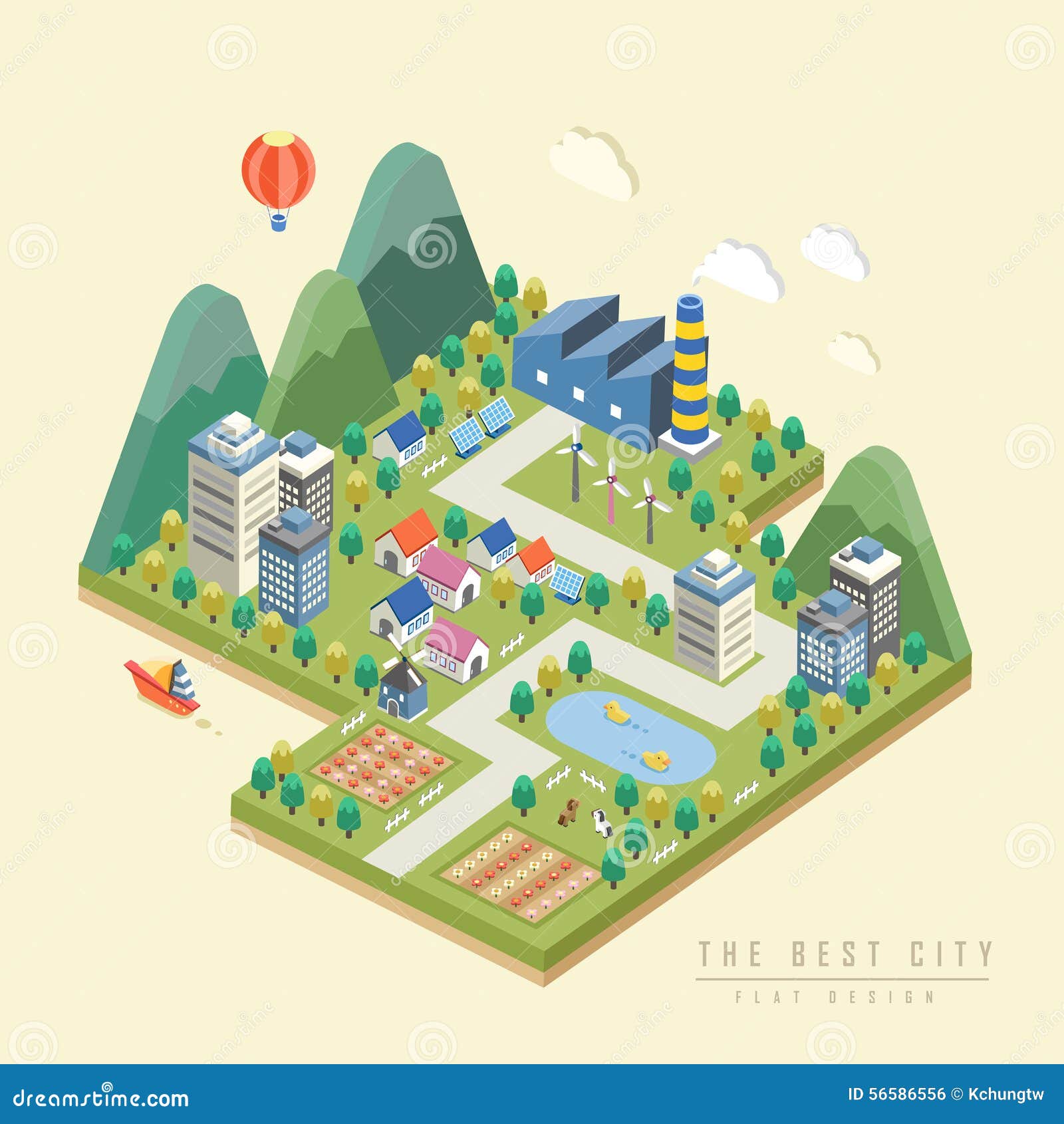 Isometric Infographic As Graphic Visual Representation Of Information ...