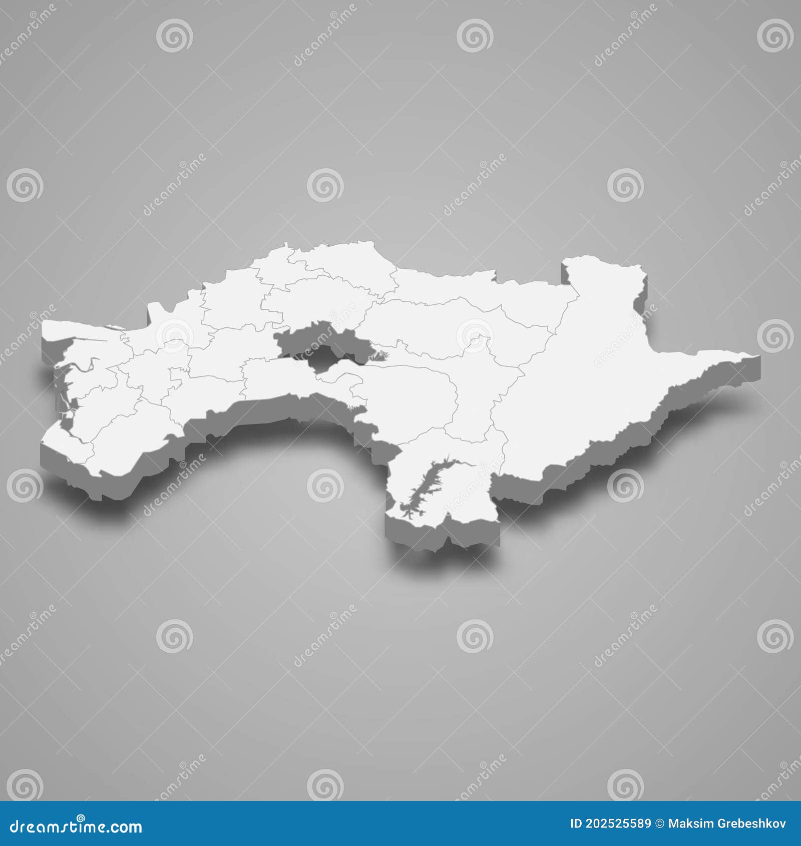 3d Isometric Map of Chiayi County is a Region of Taiwan Stock ...