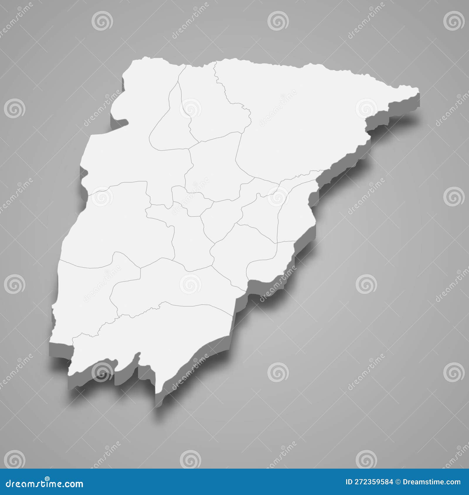 Chimaltenango Outline Map Vector Illustration | CartoonDealer.com ...