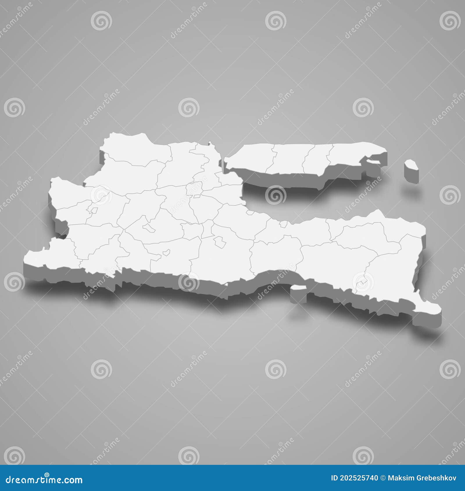 3d Isometric Map of East Java is a Province of Indonesia Stock ... 3d Isometric Map of East Java is a Province of Indonesia Stock ...