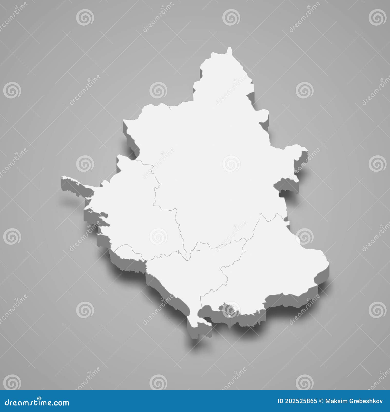 Epirus Region Greece, Hellenic Republic, Hellas Map Vector Illustration ...
