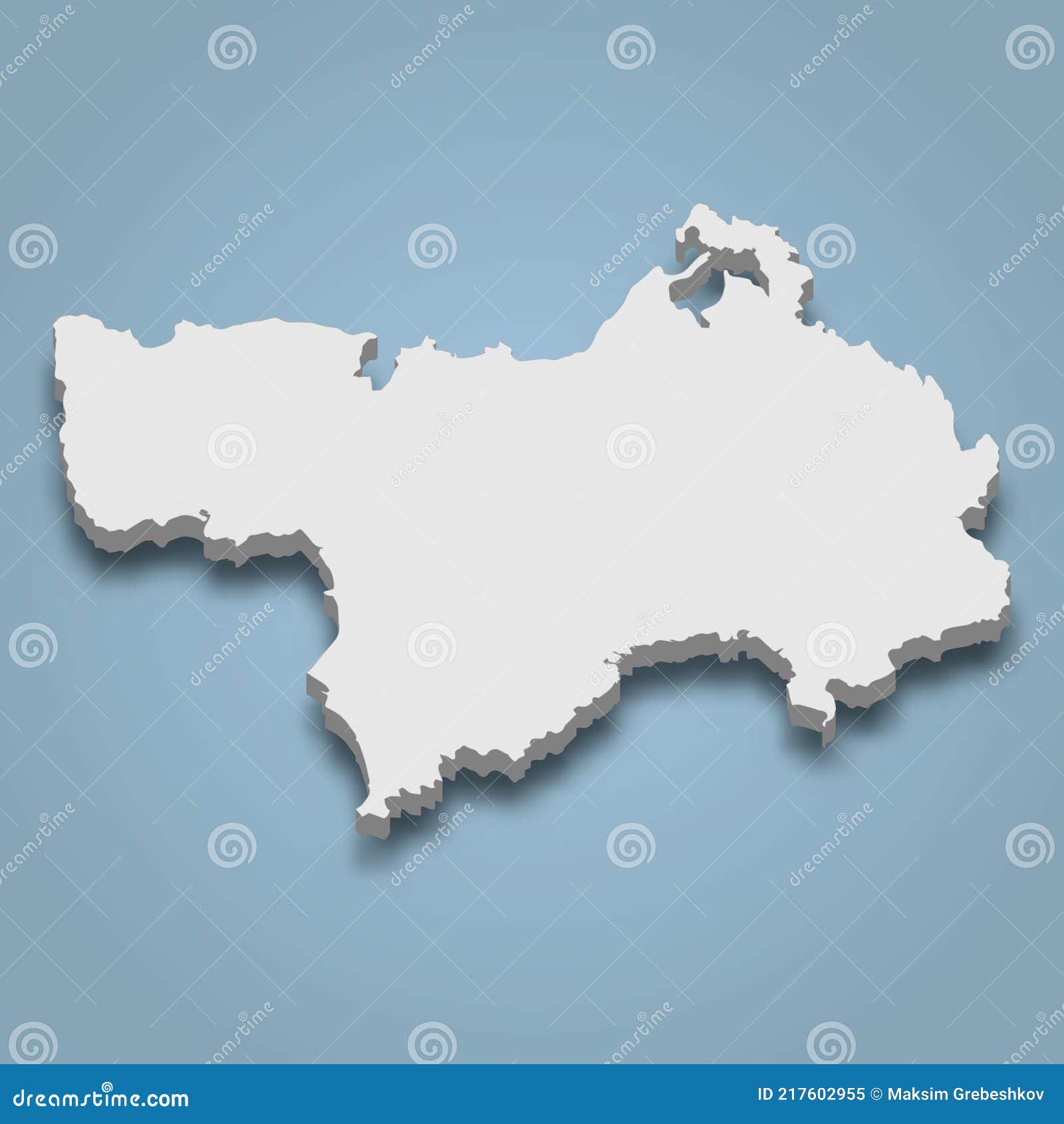 3d Isometric Map of Langkawi is an Island in Malaysia Stock Vector ...