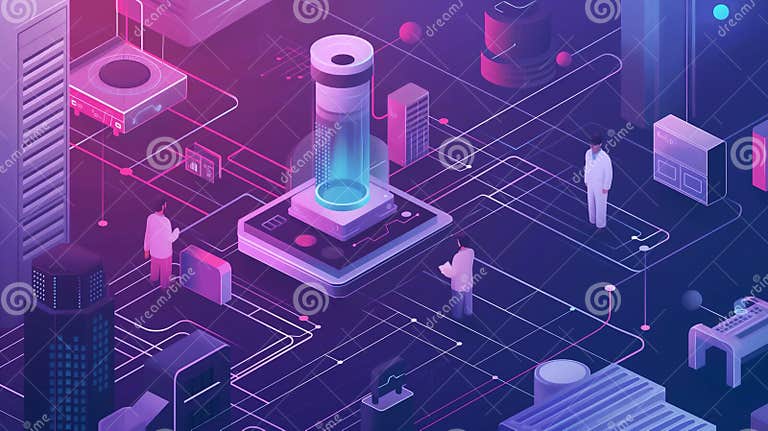 3D Isometric Vector AI Algorithms for Predictive Healthcare Maintenance ... 3D Isometric Vector AI Algorithms for Predictive Healthcare Maintenance ...