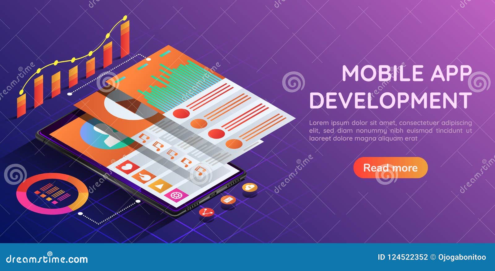 Isometric Smartphone with Mobile Application User Interface Layer Stock ... Isometric Smartphone with Mobile Application User Interface Layer Stock ...
