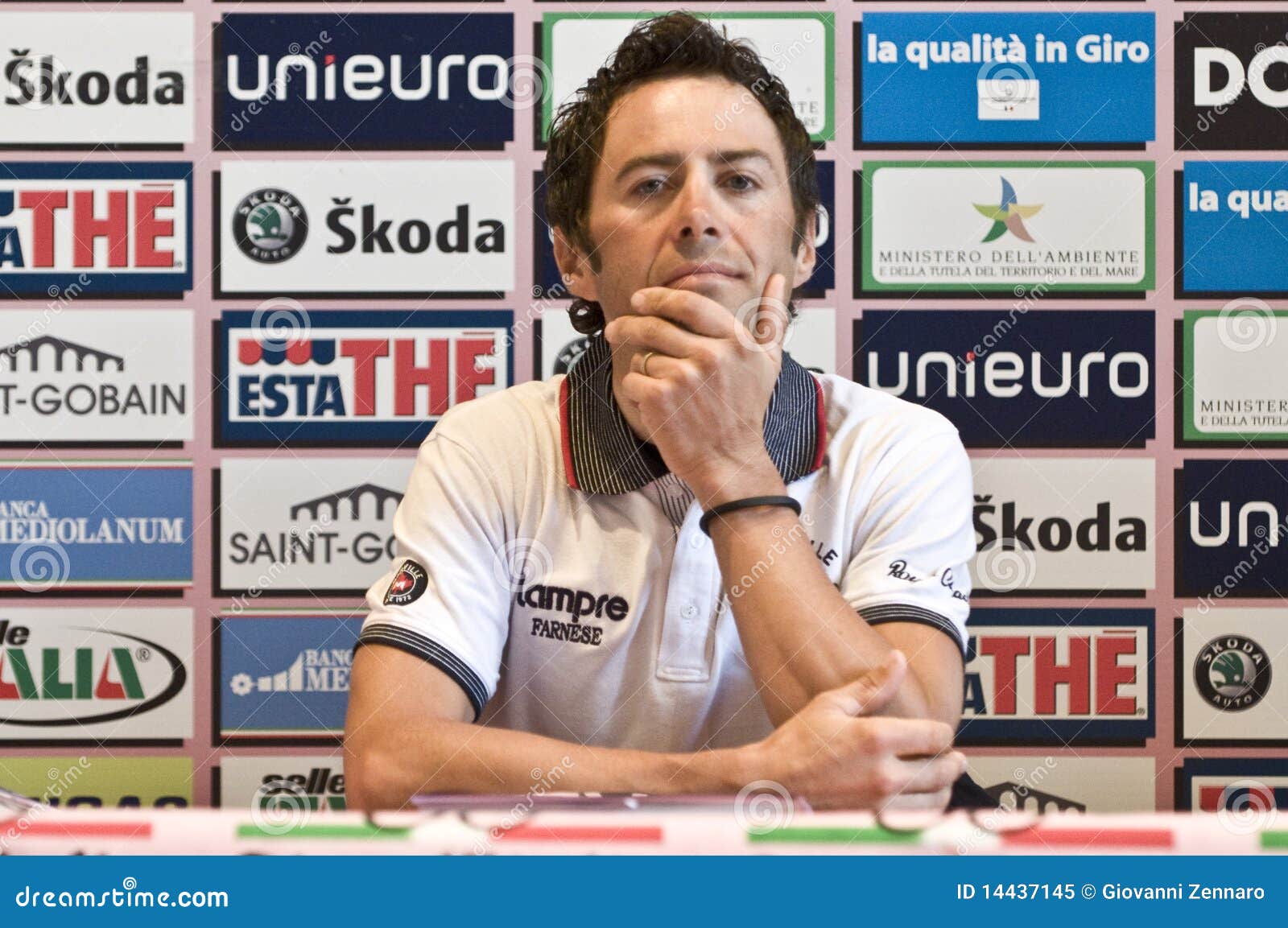 D'Italia Del Giro De Gilberto Simoni Imagen editorial - Imagen de ...