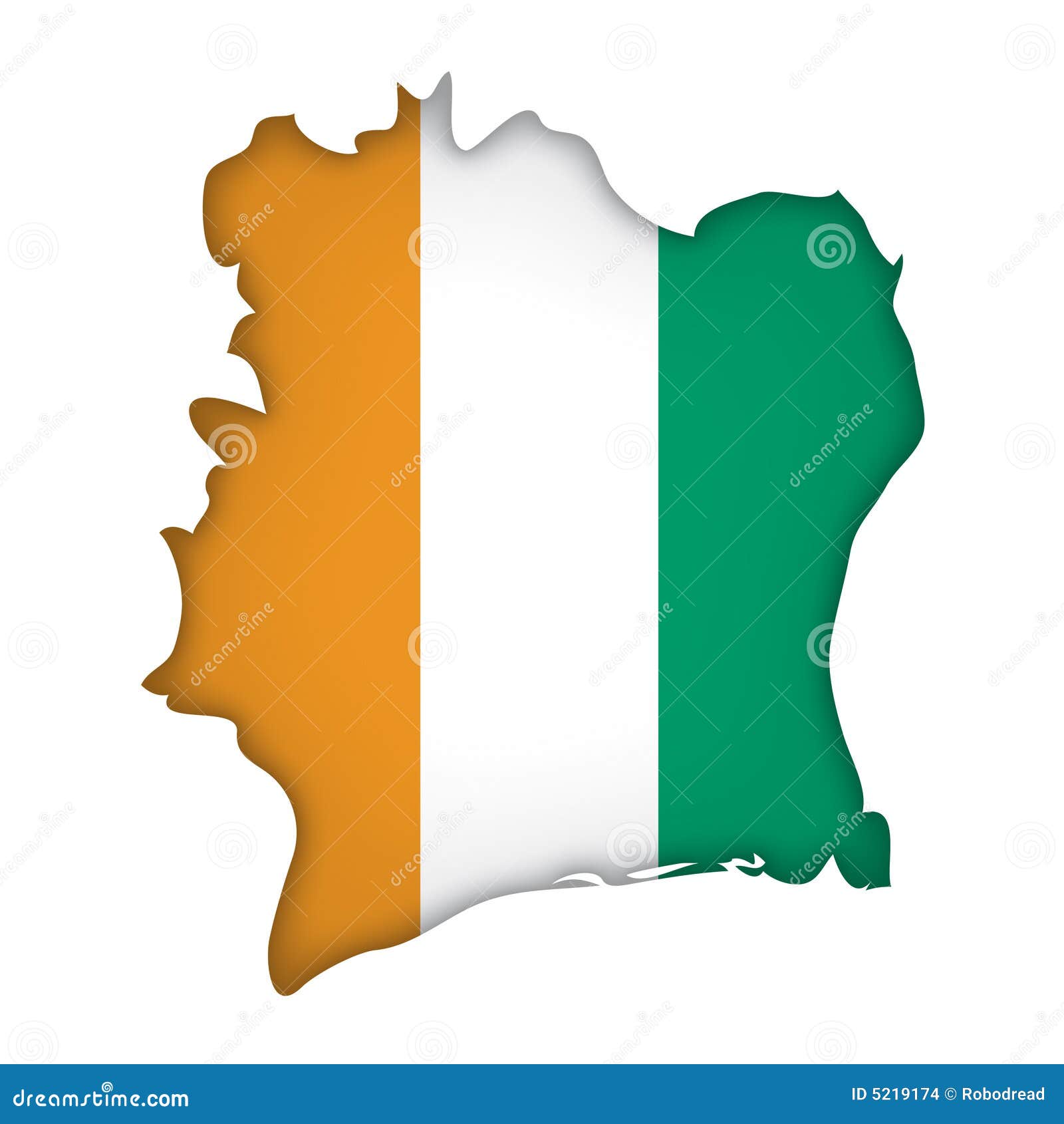 D'Ivoire De Cote D'indicateur De Vecteur Illustration de Vecteur ...