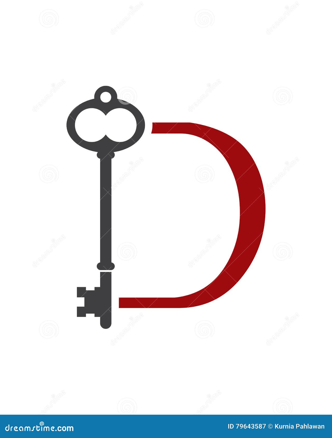 D Key stock illustration. Illustration of residential - 79643587