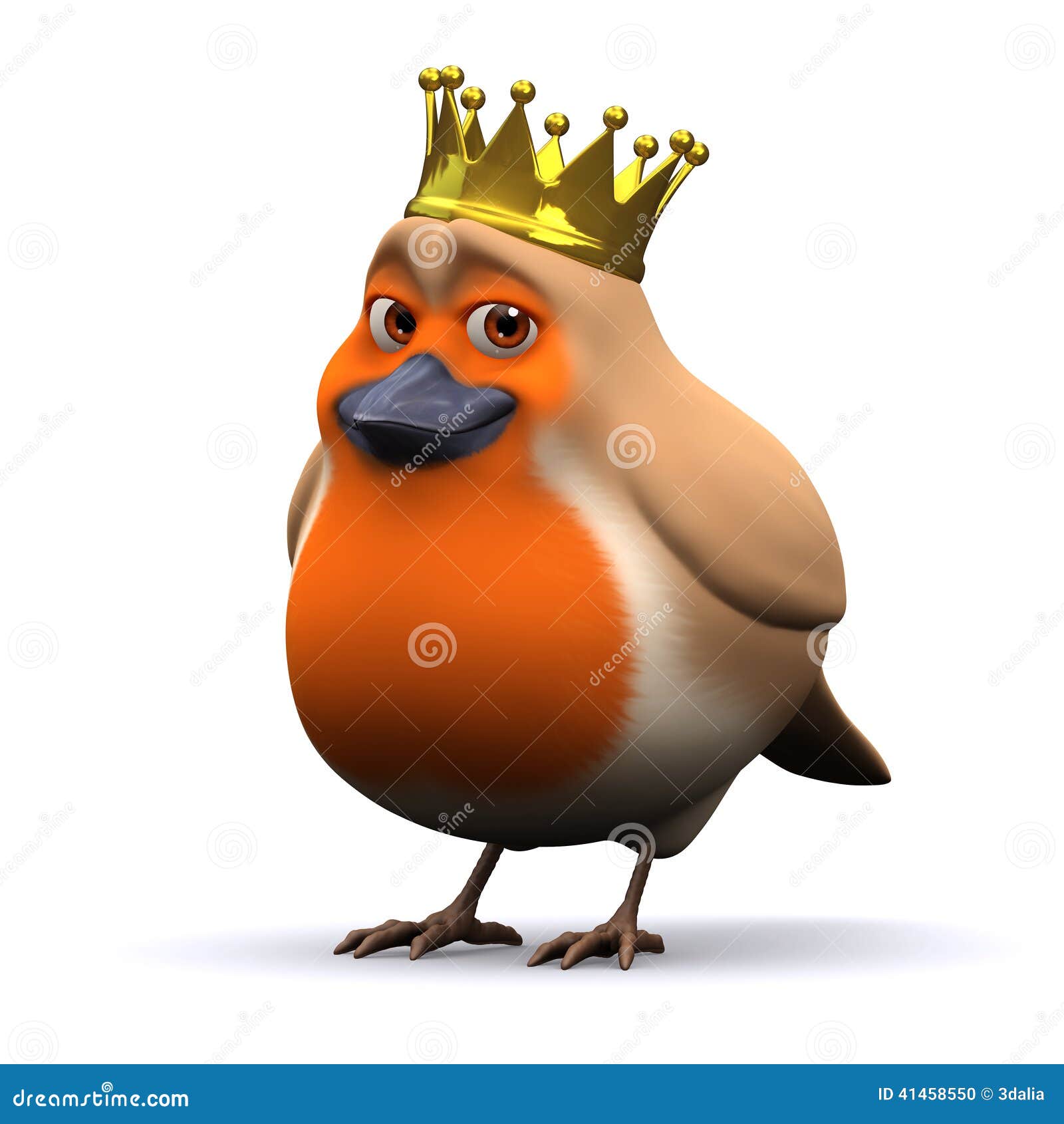 Robin Red Breast Bird, Vector Illustration, Flat Style | CartoonDealer ...