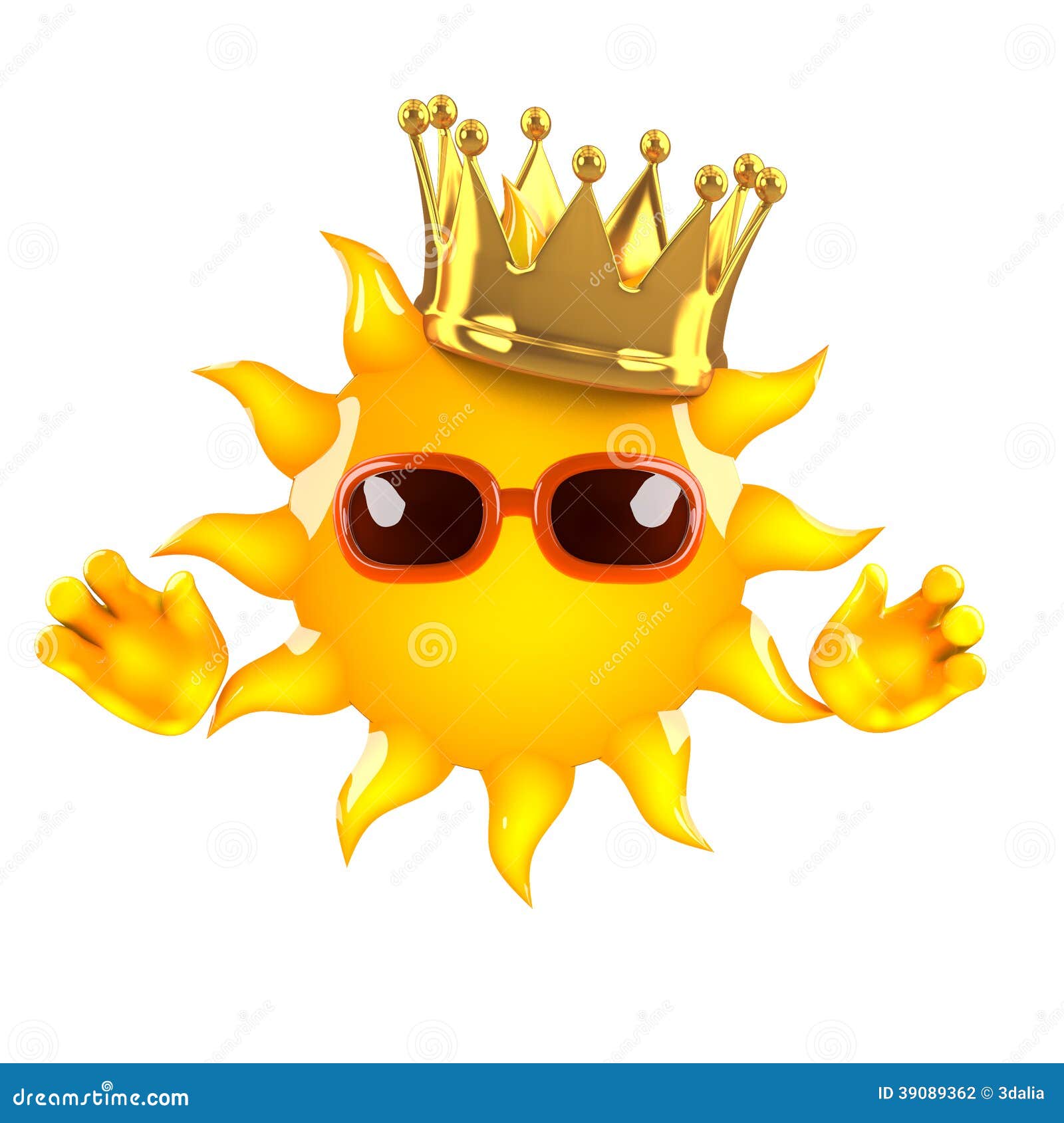 3d King Sun stock illustration. Illustration of holiday - 39089362