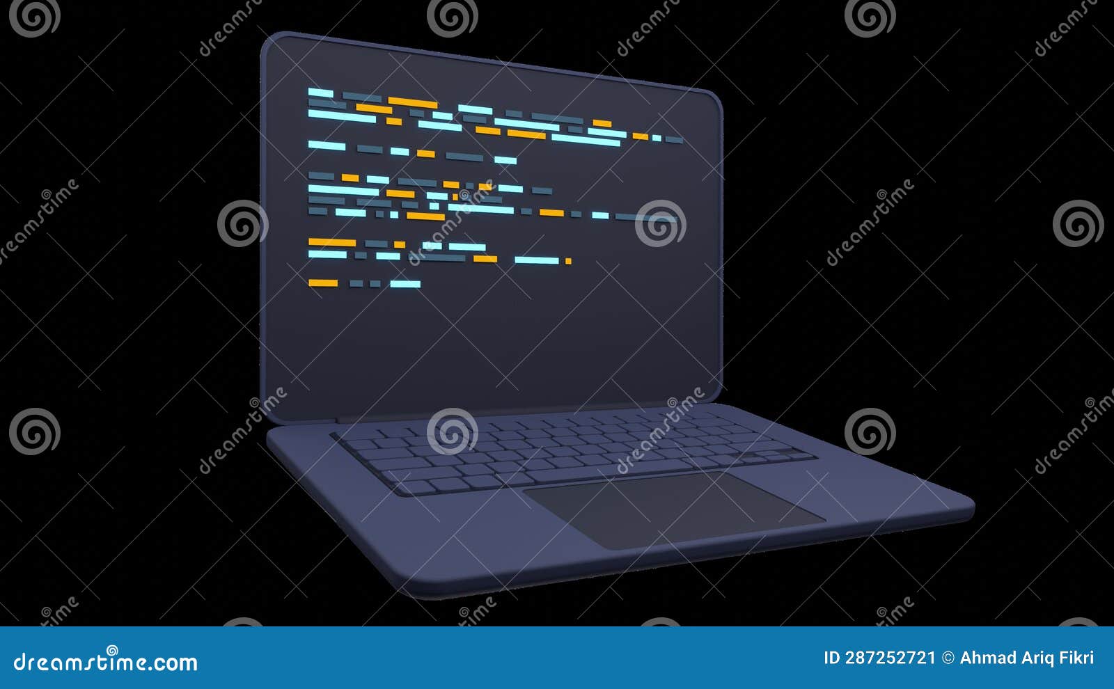 3d Laptop and Program Code Development. Web Coding Concept. Laptop with ... 3d Laptop and Program Code Development. Web Coding Concept. Laptop with ...