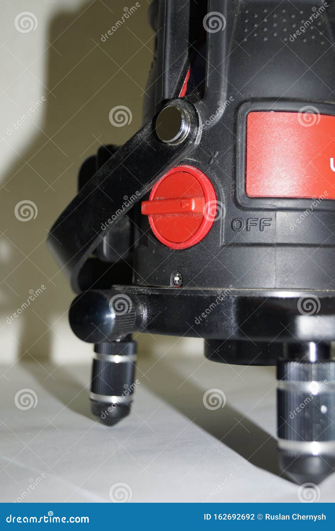 Laser level side view stock photo. Image of tool, laser - 162692692